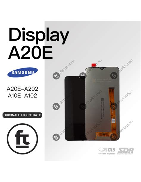 SAMSUNG DISPLAY A E A A E A ORIGINALE RIGENERATO NO FRAME NERO SCHERMO