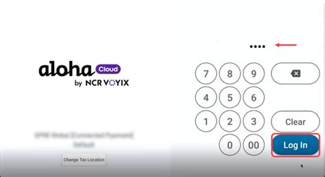 Aloha Cloud Logging In To The Pos Ncr Docs