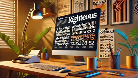 Righteous Font History Graphic Design Resource