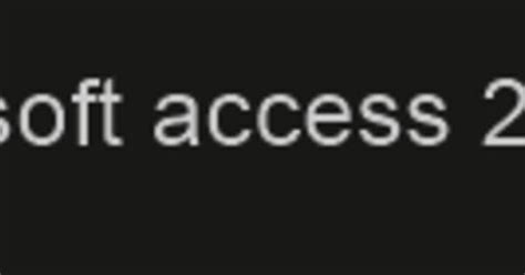 Microsoft Access 2003 Video Tutorial Imgur