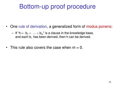 Ppt Logic Proof Procedures Soundness And Correctness Powerpoint Presentation Id4573155
