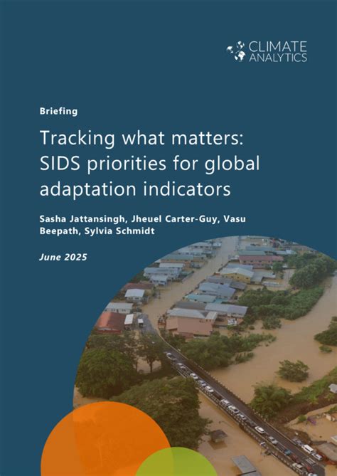 Climate Analytics Adaptation