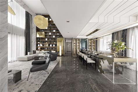 Sd丨隆腾盛世花园9a 01户型复式样板房sd张 站酷zcool
