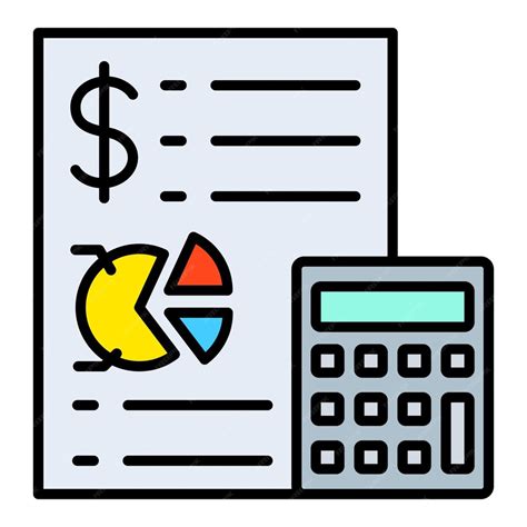 계산 아이콘 프리미엄 벡터