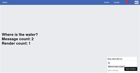 Facebook Chat Messages Codesandbox