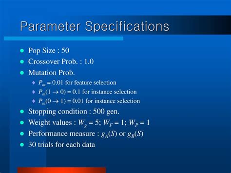 Genetic Algorithm Based Instance And Feature Selection Ppt Download