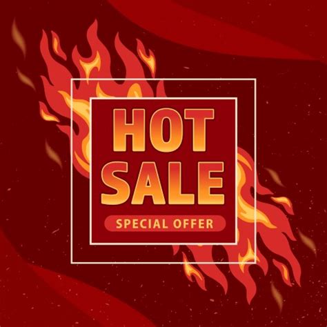 Hot Shopping Offer Colorful Flyers Royalty Free Vector Image