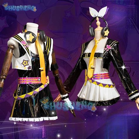 Muse Dash Len And Rin Cosplay Costumes Project Mirai Sekai Stage