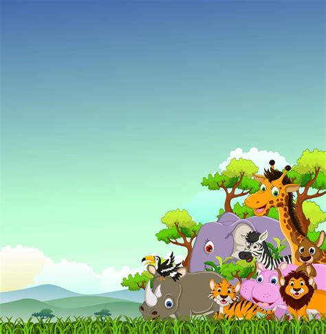 Download Cartoon Forest Background 976 X 1001