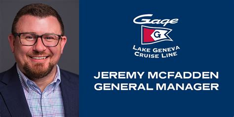 We Are Excited To Have Jeremy Mcfadden Join Our Team As Our New General