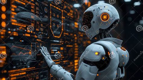 human and artificial intelligence interaction concept artificial