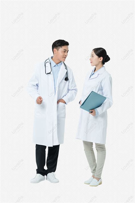 의사와 간호사 면담 Png 일러스트 무료 다운로드 Lovepik