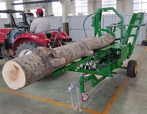 Pto Wood Processor With Conveyor Log Splitter China Firewood Processor And Tractor