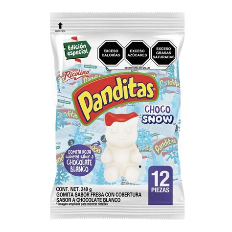 Gomitas Ricolino Panditas Choco Snow 240 G Bodega Aurrera Despensa A