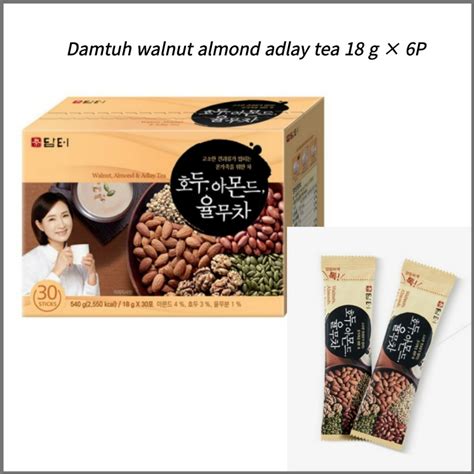 Damtuh Walnut Almond Adlay Tea 18 G × 6p Shopee Singapore