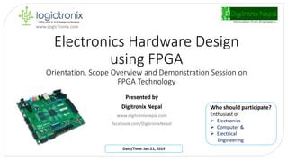 Electronic Hardware Design With FPGA PPT