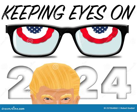 Red White And Blue Bunting Is Seen In Eyeglass Frames And Look Like