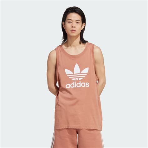 Adidas Adicolor Classics Trefoil Tank Top Brown Mens Lifestyle