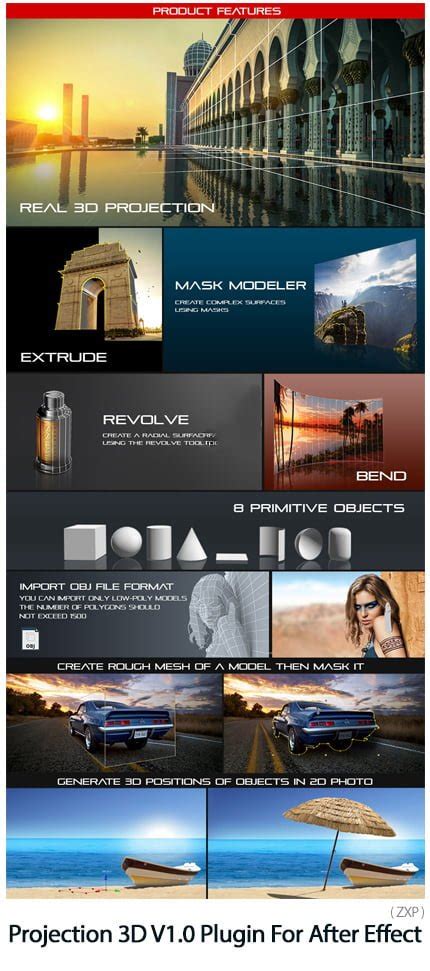 projection 3d plugin for after effect visualstorms visualstorms