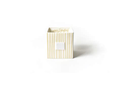Skinny Stripe Medium Mini Nesting Cube Happy Everything