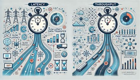 understanding latency vs throughput in networking and system design