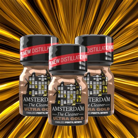 Buy Amsterdam Ultra Gold 10ml Pentyl Nitrate Poppers Express Poppers