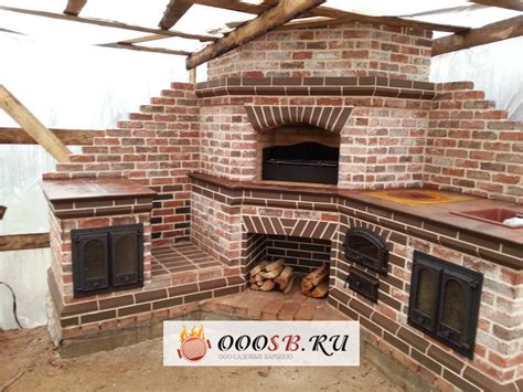 Печной комплекс для беседки купить по цене 745 000 в интернет магазине ...