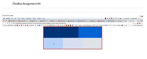 Solved Flexbox Assignment 4 Create This Page Q Oema E