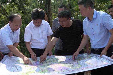 苏商集团 广东湛江市交通运输局党组书记局长林海武调研苏商建设第十二集团承建广东省廉江市美丽乡村旅游公路项目
