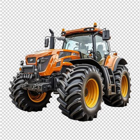 Premium Psd Tractor On White Background