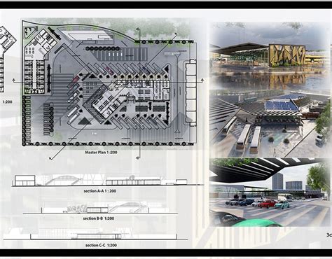 Bus Terminal Project Urban Planning Design