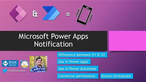 Microsoft Power Apps Notification Youtube