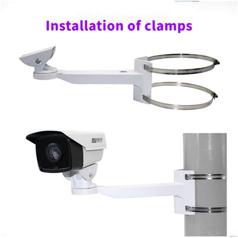 Universal Cctv Surveillance Camera Mount Stand Outdoor Closed Circuit Rack With Ring Adjustment