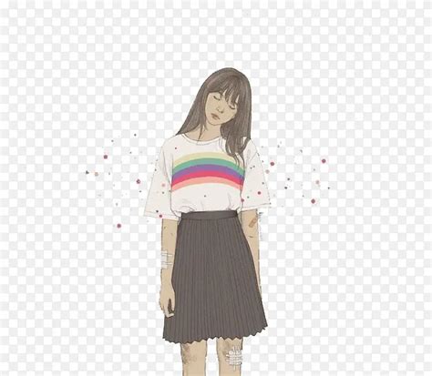 手绘受伤的女孩免抠素材png图片素材下载图片编号qjkgznzz 免抠素材网