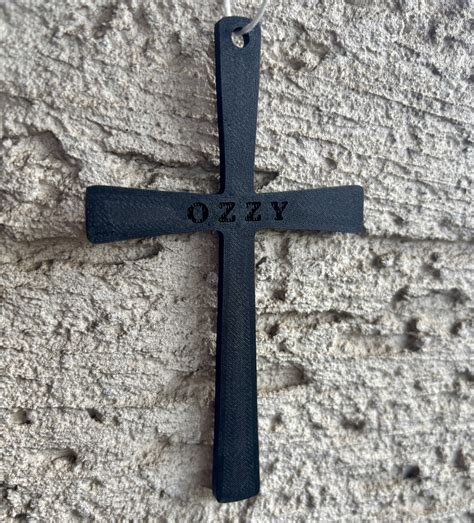 2x Ozzy Osbourne Cross Necklace Pendant 2 Variants By Maniacmancave3d
