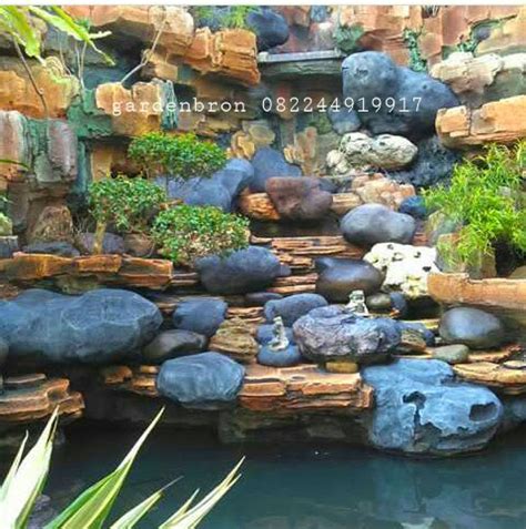 TUKANG KOLAM DEKORASI RELIEF TEBING AIR TERJUN JAKARTA JASA PEMBUATAN TEBING KOLAM DEKORASI DI