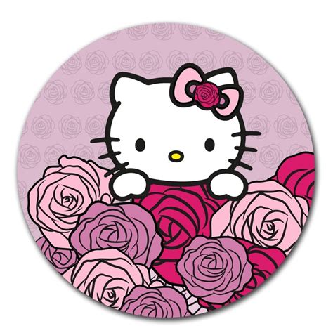 Mouse Pad Circular Hello Kitty 06 Plazavea Supermercado