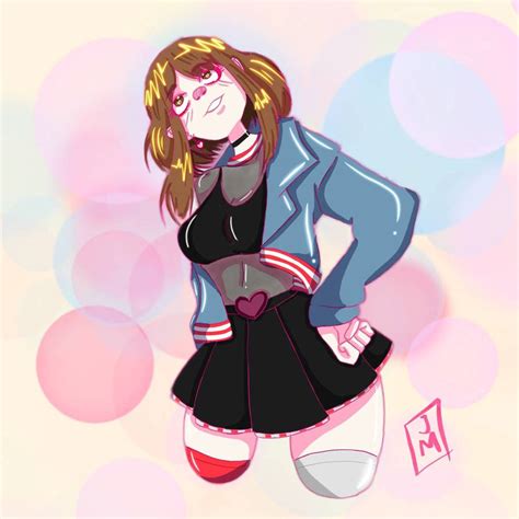 Casual Ochako By Pinkiepastelartist On Deviantart