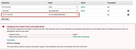 Understanding The Aws Vpc Route Table Limitations For More Specific