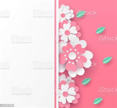 파스텔 색조의 현실적인 그림자가 있는 벡터 아트 디자인에서 자른 꽃 종이 프레임 또는 공간 잡지 웹 쇼핑몰의 간판 및 기타에 사용되는 텍스트 레이블을 추가합니다 0명에 대한