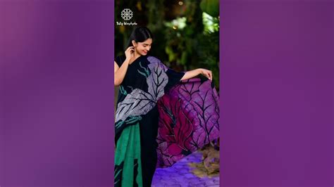 ලස්සනම ලස්සන සාරි විලාසිතා ටිකක් 💙♥️ Youtube