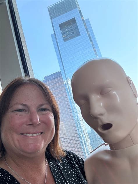 Lifesavingskills Aed Cpr Communitysafety Deloittephiladelphia Sandy Pfeffer