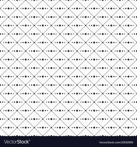 Seamless Monochrome Minimalistic Pattern Vector Image