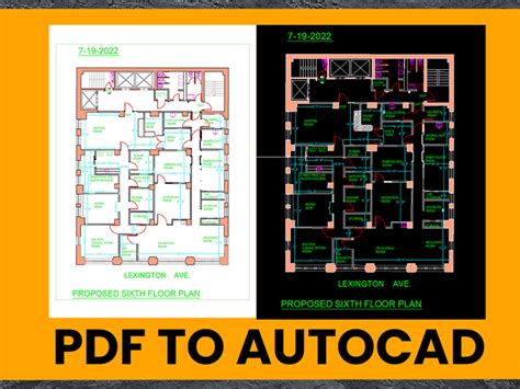 Get Architecture Drafting In Autocad Pdf To Cad Upwork