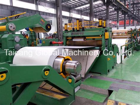 High Speed Cold Hot Rolled Galvanized Steel Coil Cross Cutting Line