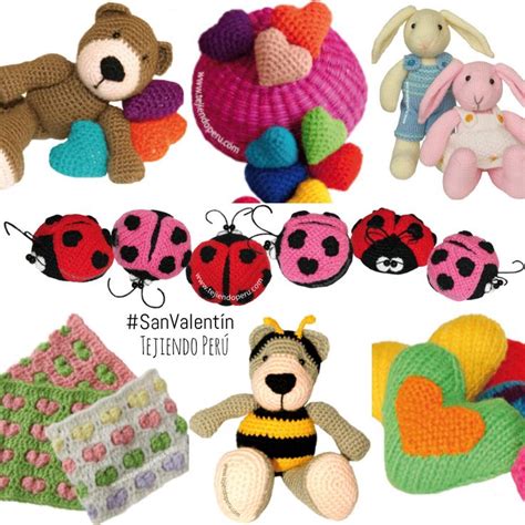 SanValentin Regalos Para Tejer A Crochet Y Dos Agujas Amigurumi