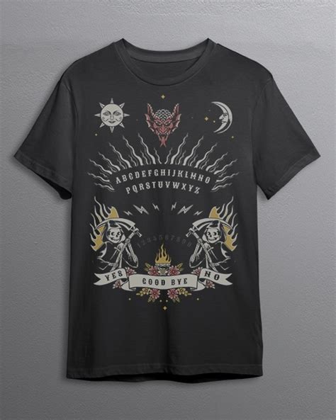 Ouija Board Illustration In Vintage Tattoo Style Buy T Shirt Designs