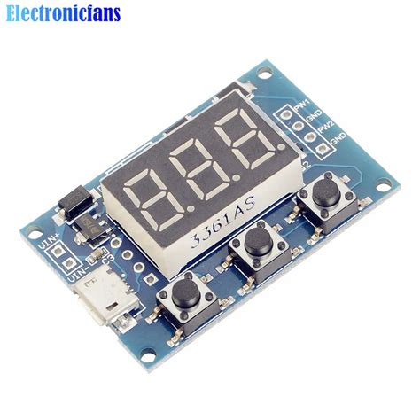 Channel Dual Way Independent PWM Generator Digital LED Duty Cycle Pulse Frequency Board Module