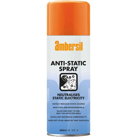 Ambersil 31561 Ac Anti Static Spray 400ml Rapid Electronics