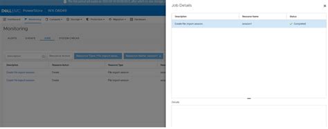 Powerstore File Import Session Does Not Complete For Import Of Nas Server From Legacy Dell